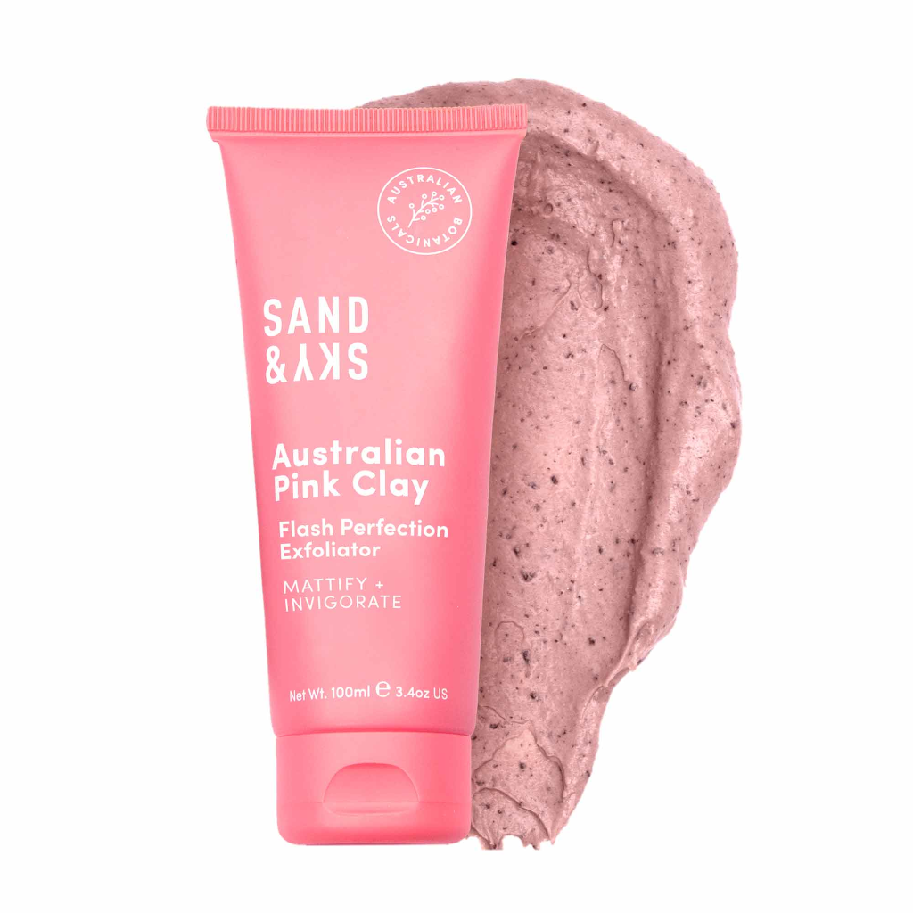Sandandsky Australian Pink Clay Flash Perfection Exfoliator Au Adore Beauty