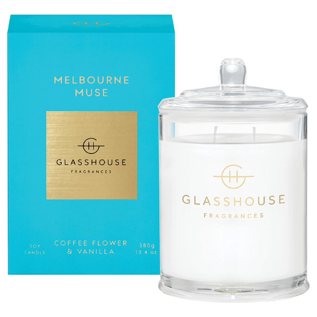 Elevate Your Space with Glasshouse MELBOURNE MUSE Candle