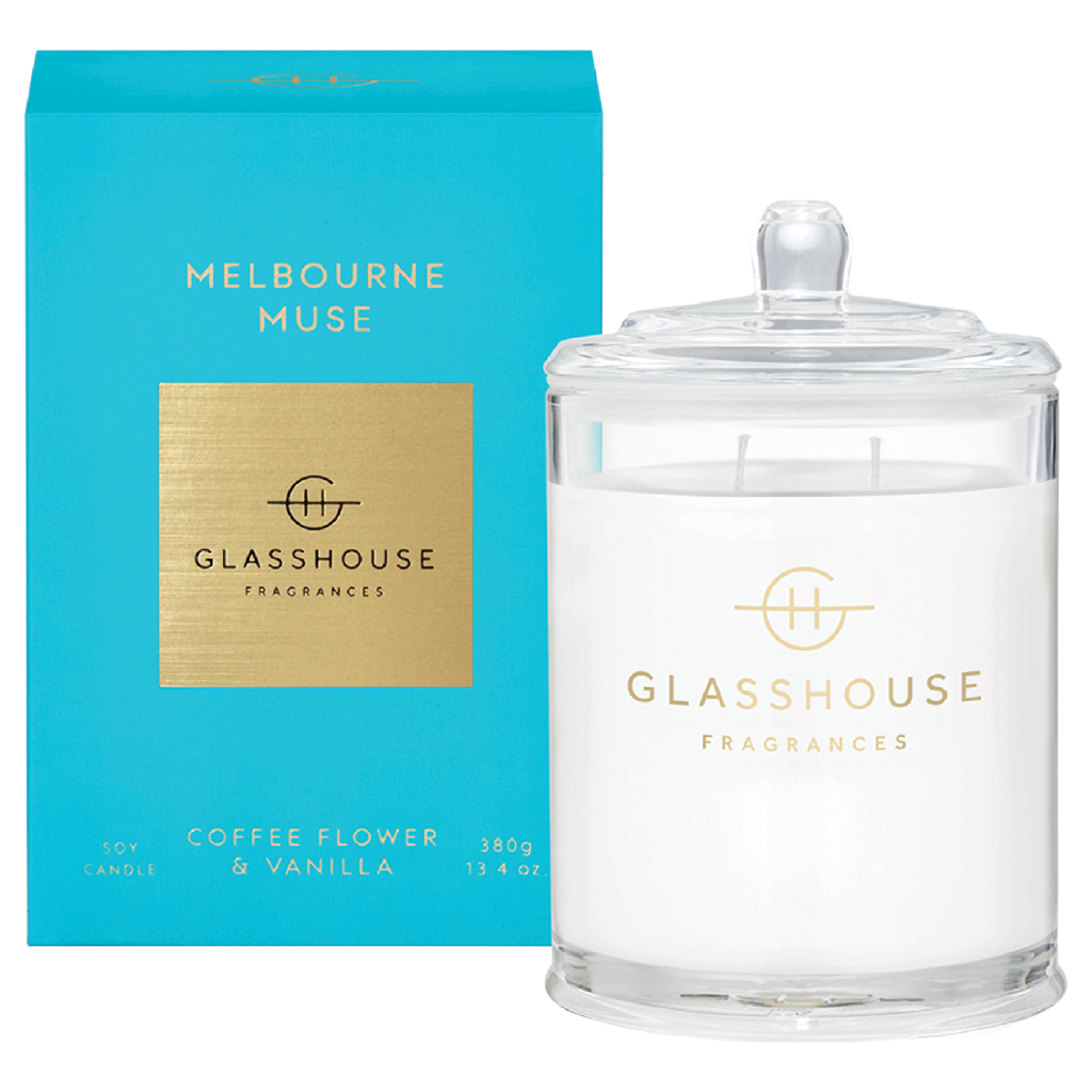 Elevate Your Space with Glasshouse MELBOURNE MUSE Candle
