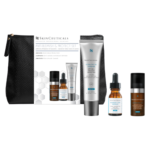 SkinCeuticals ANTI-BLEMISH & PROTECT SET AU | Adore Beauty