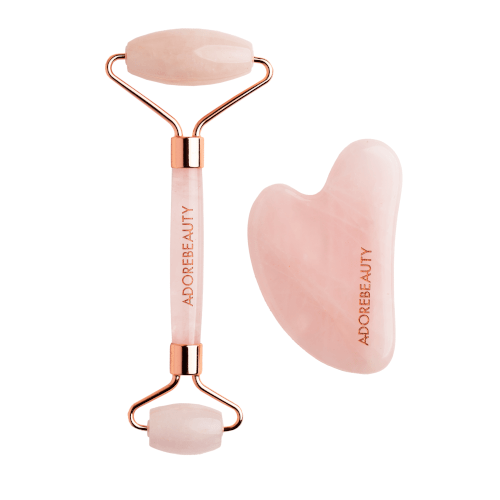 Rose Quartz Facial Massage Set - Adore Beauty