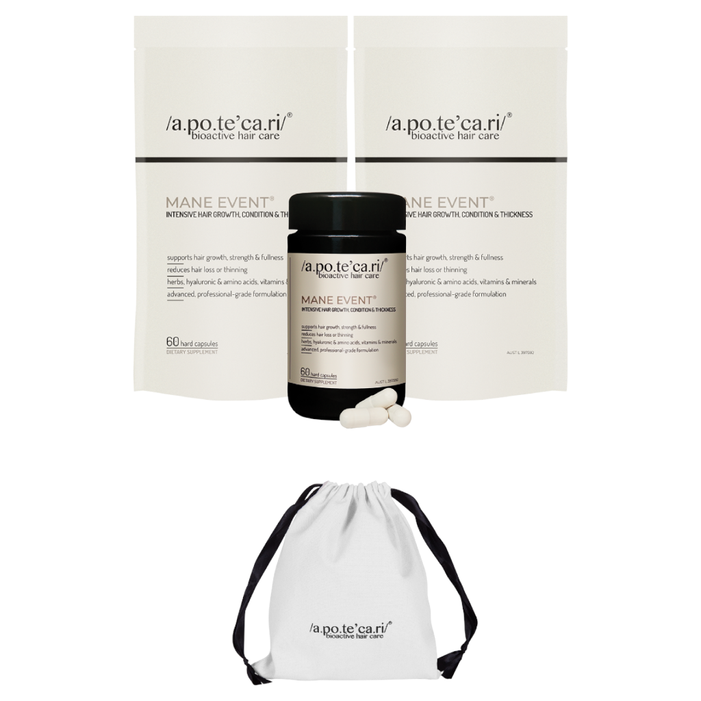 Apotecari Mane Event 3 Month: Hair supplements