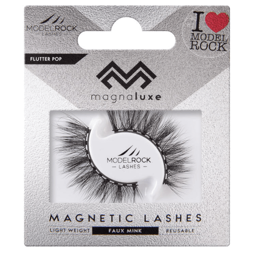 MODELROCK MAGNA LUXE Magnetic Lashes - FLUTTER POP- 1PK AU | Adore Beauty
