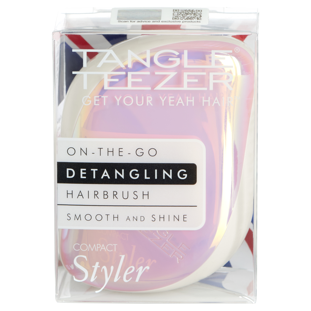 Tangle Teezer Compact Styler Holographic Pink- Adore Beauty