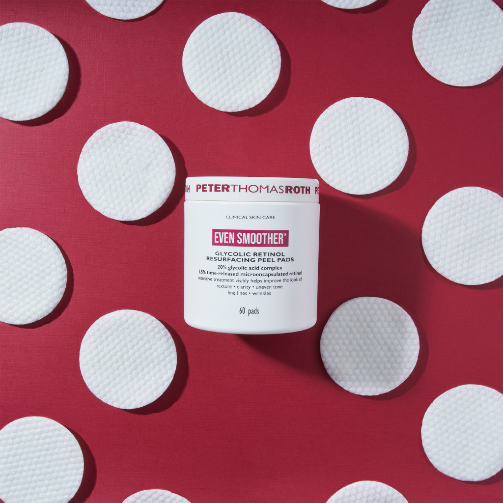 Peter Thomas Roth Even Smoother Glycolic Retinol Peel Pads (60 Patches ...