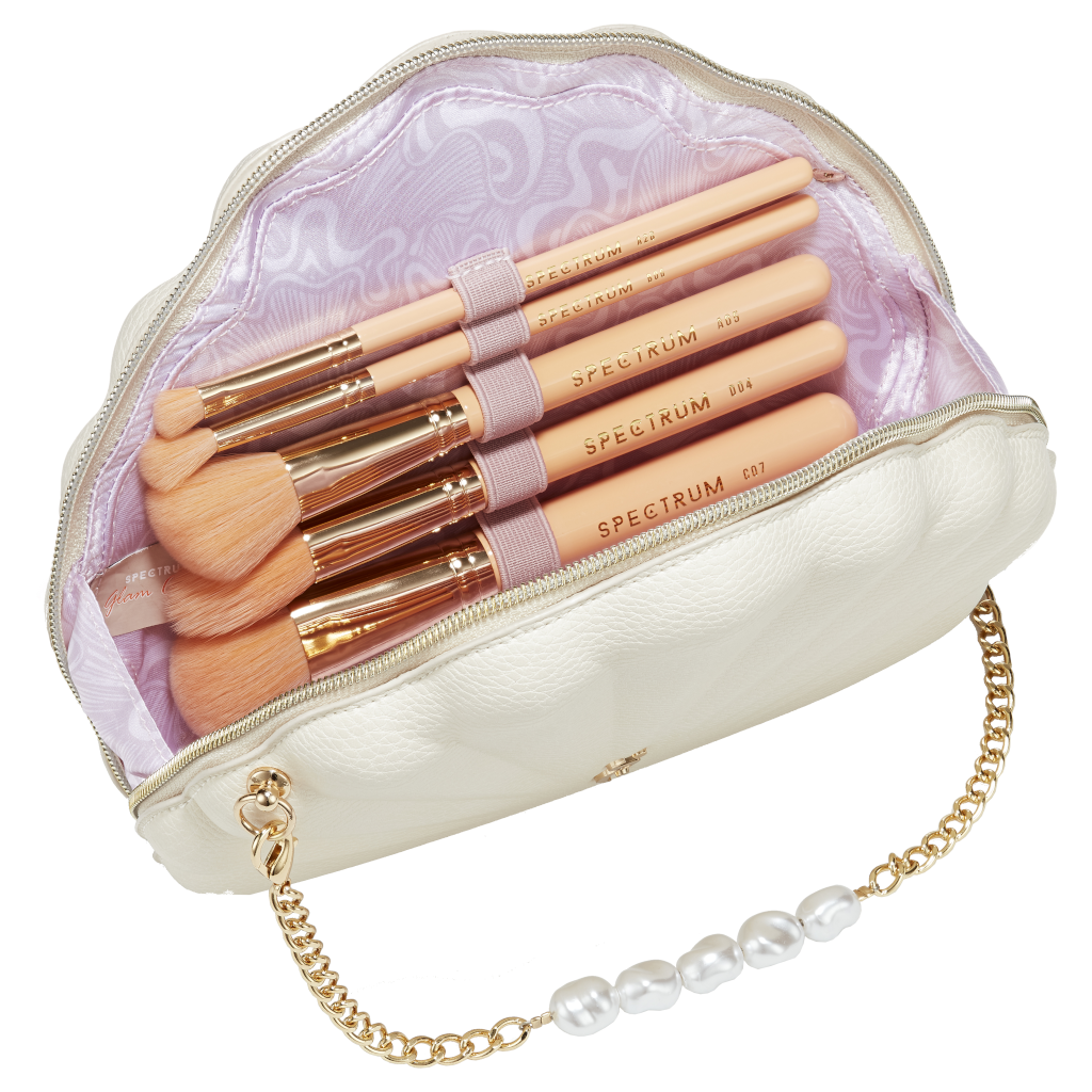 Spectrum Glam Clam Brush Set in Bag AU | Adore Beauty