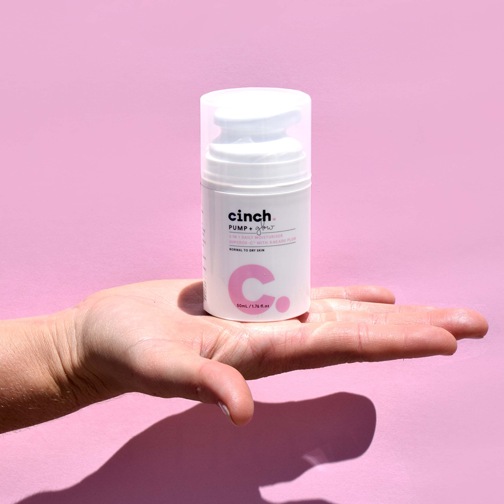 Cinch Pump + Glow: Cinch Moisturiser