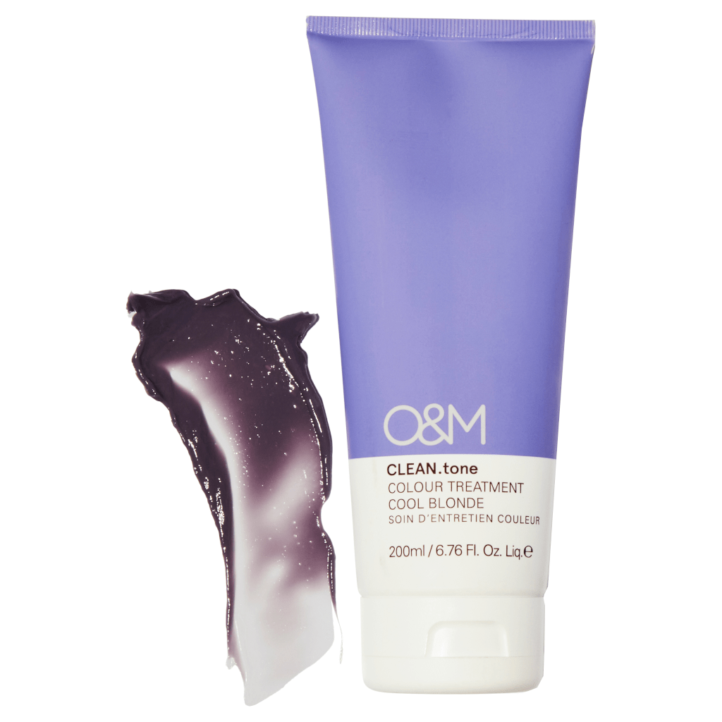 Enhance Cool Blonde Tones: O&M CLEAN.tone Color Treatment