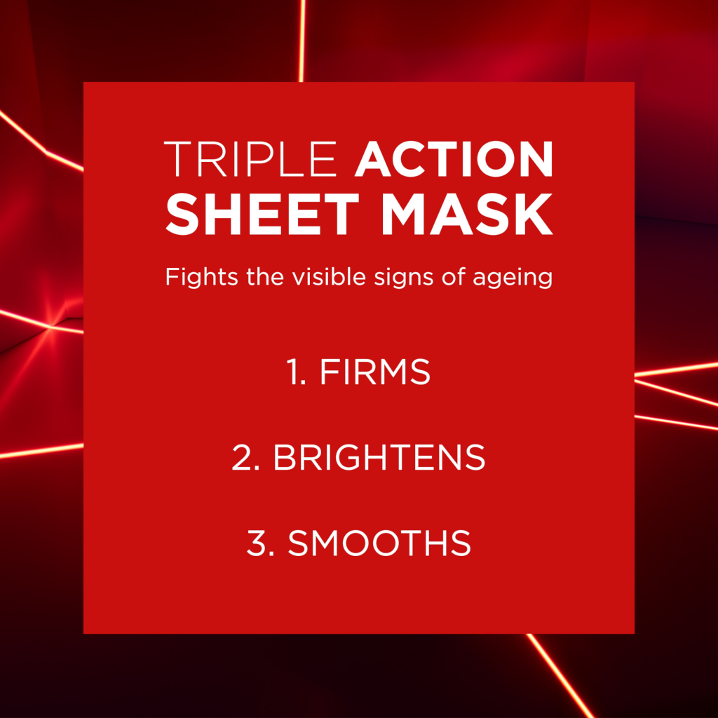 L'Oreal Paris Laser X3 Triple Action Anti-Ageing Sheet Mask - 1pc AU ...