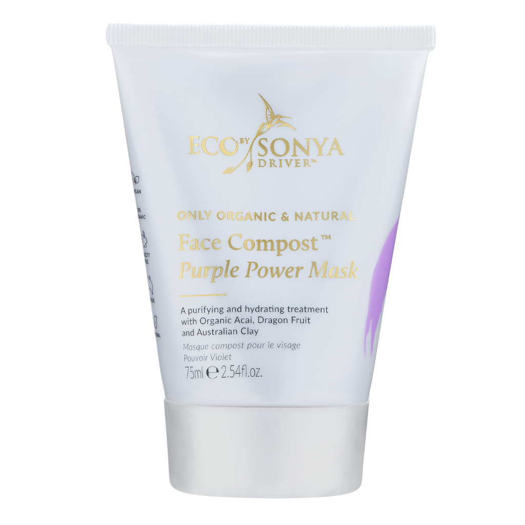 Eco Tan Face Compost Mask Purple Power | Adore Beauty
