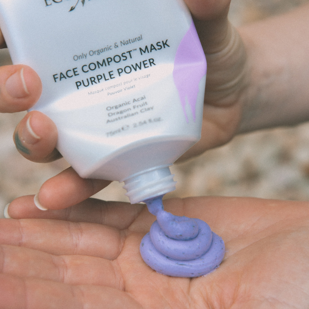 Eco Tan Face Compost Mask Purple Power | Adore Beauty