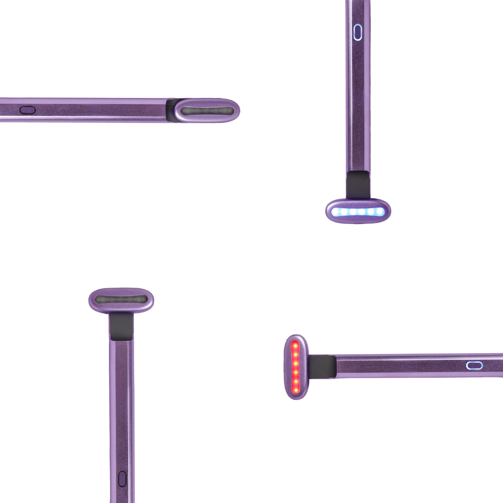 LONVITALITE Red & Blue LED Light Therapy Face Wand