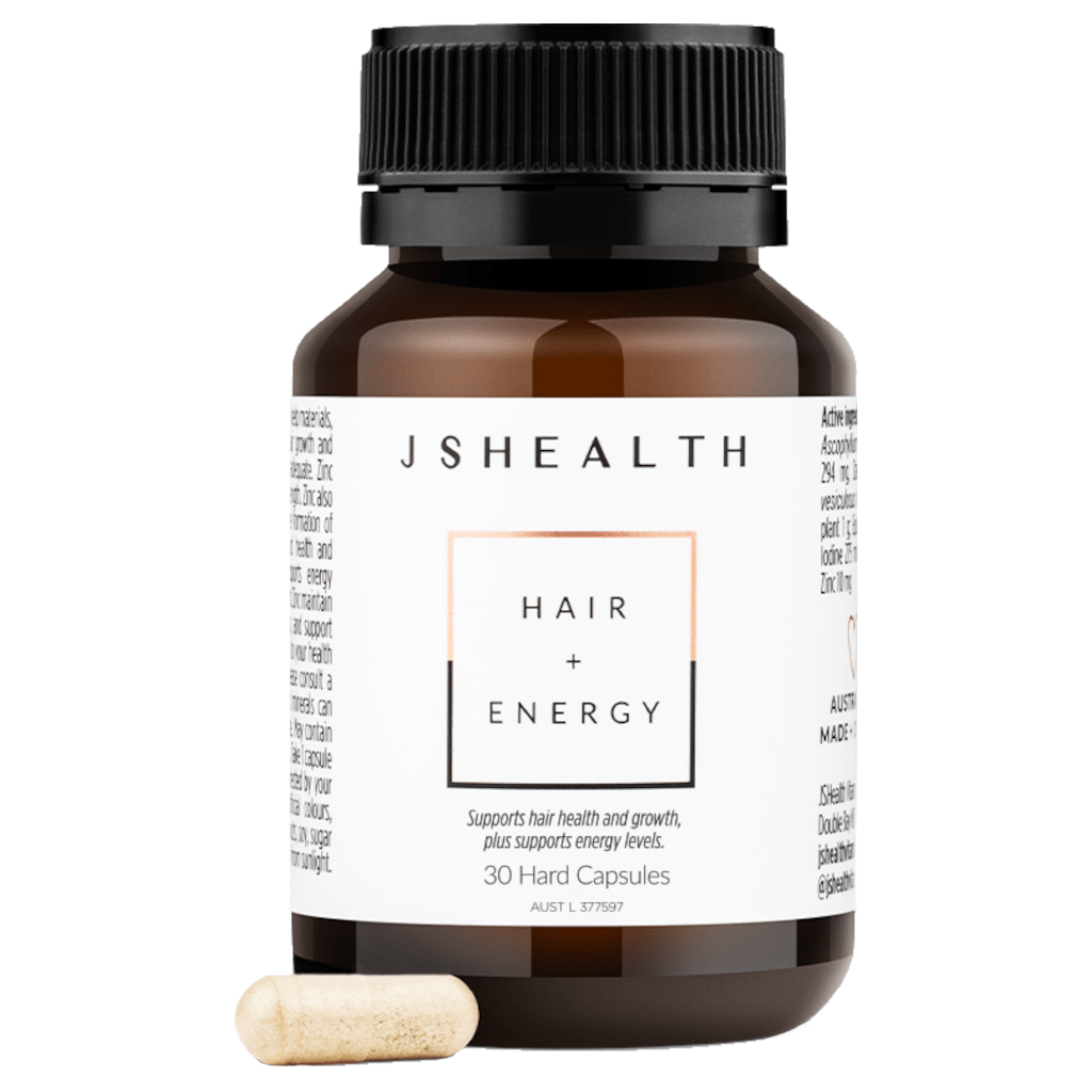JSHEALTH Hair + Energy Tablets - Boost & Nourish