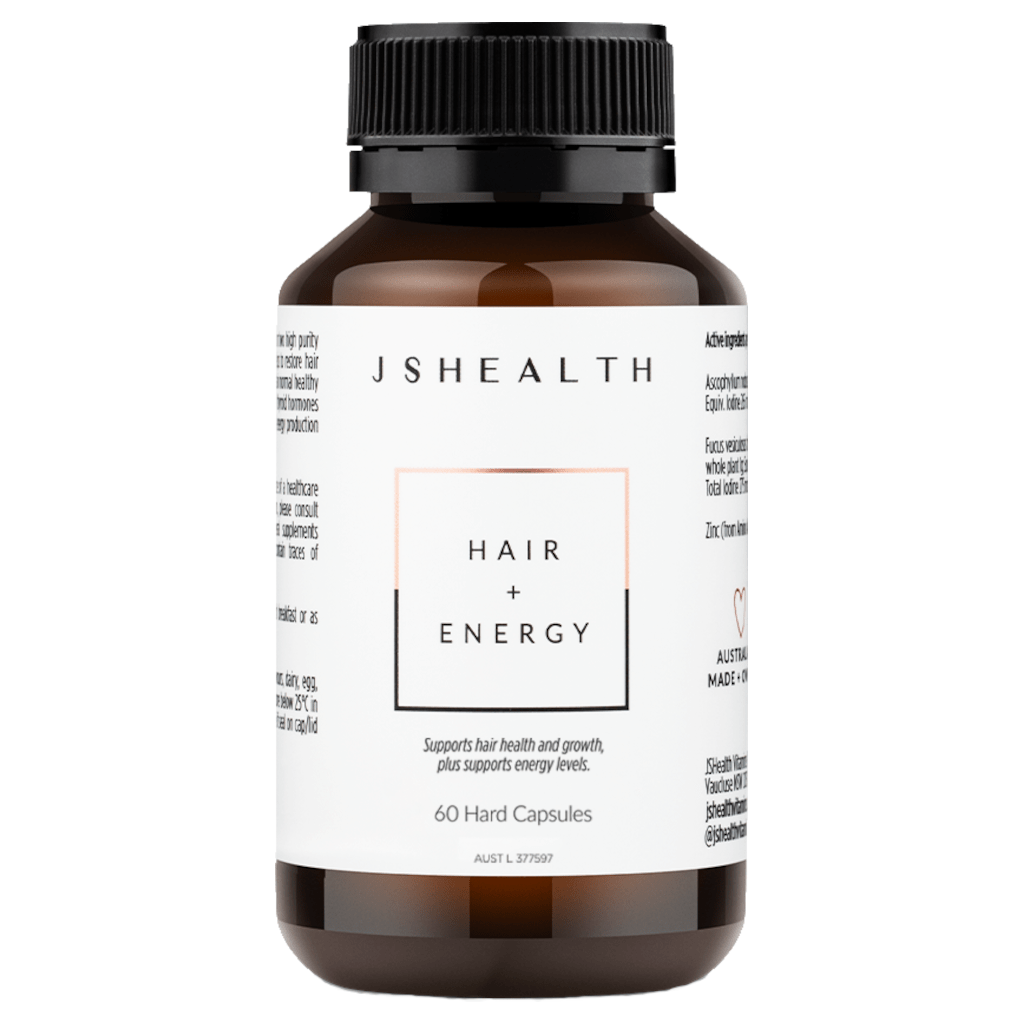 JSHEALTH Hair + Energy - 60 Tablets: Vital Beauty