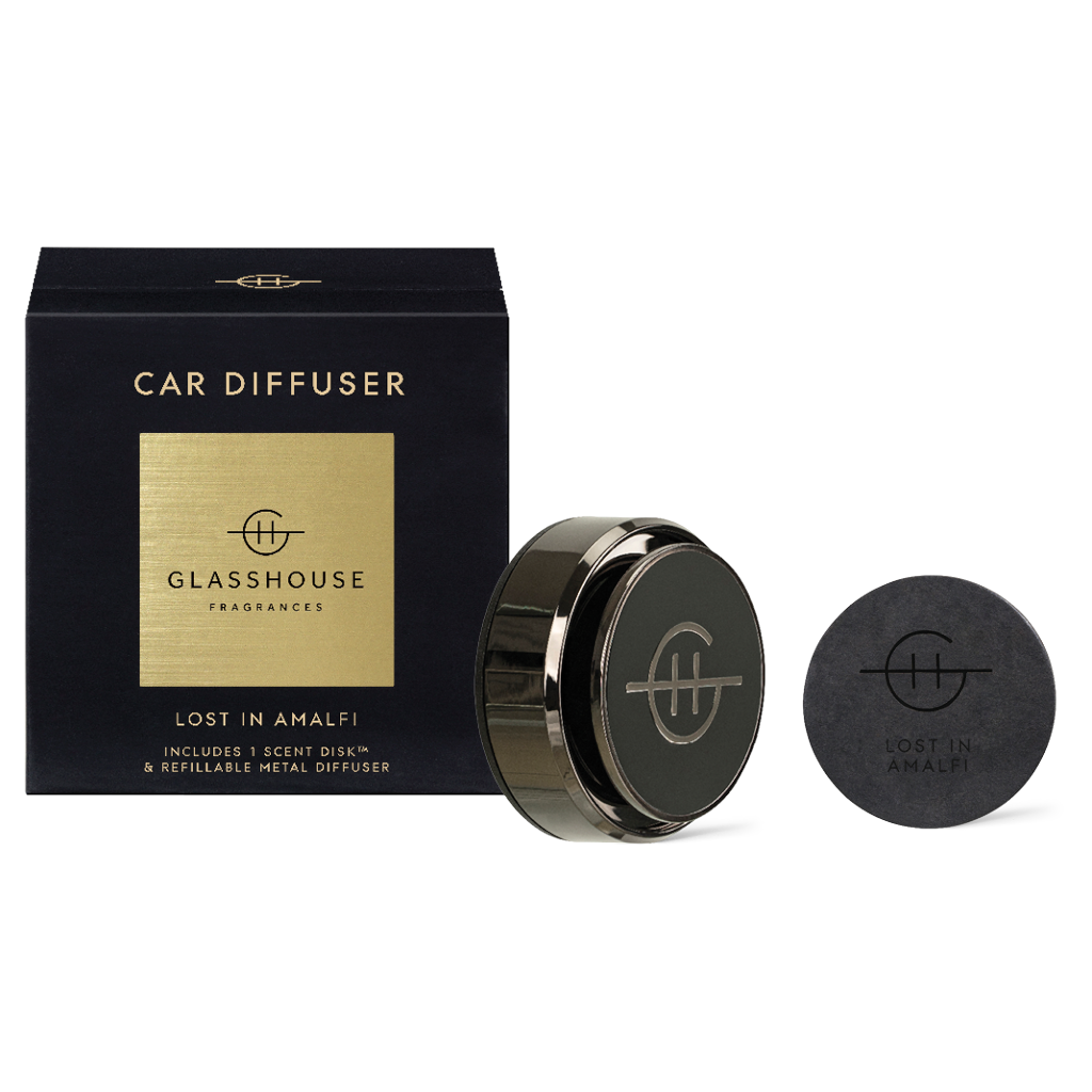 Lost in Amalfi Car Diffuser: Glasshouse Fragrances