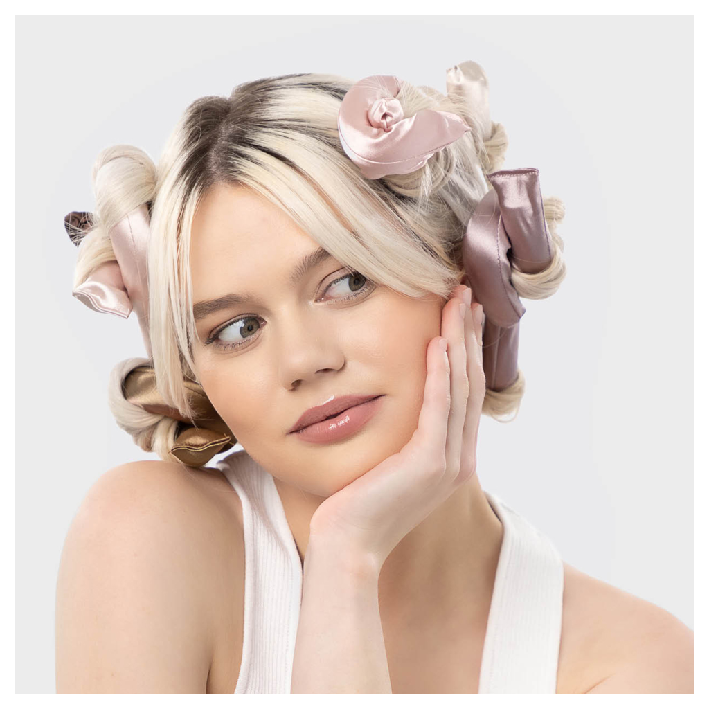 Effortless Waves with Kitsch Satin Flexi Rods Set