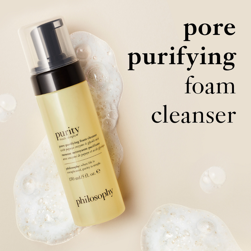 Philosophy purity pore foaming cleanser - Adore Beauty