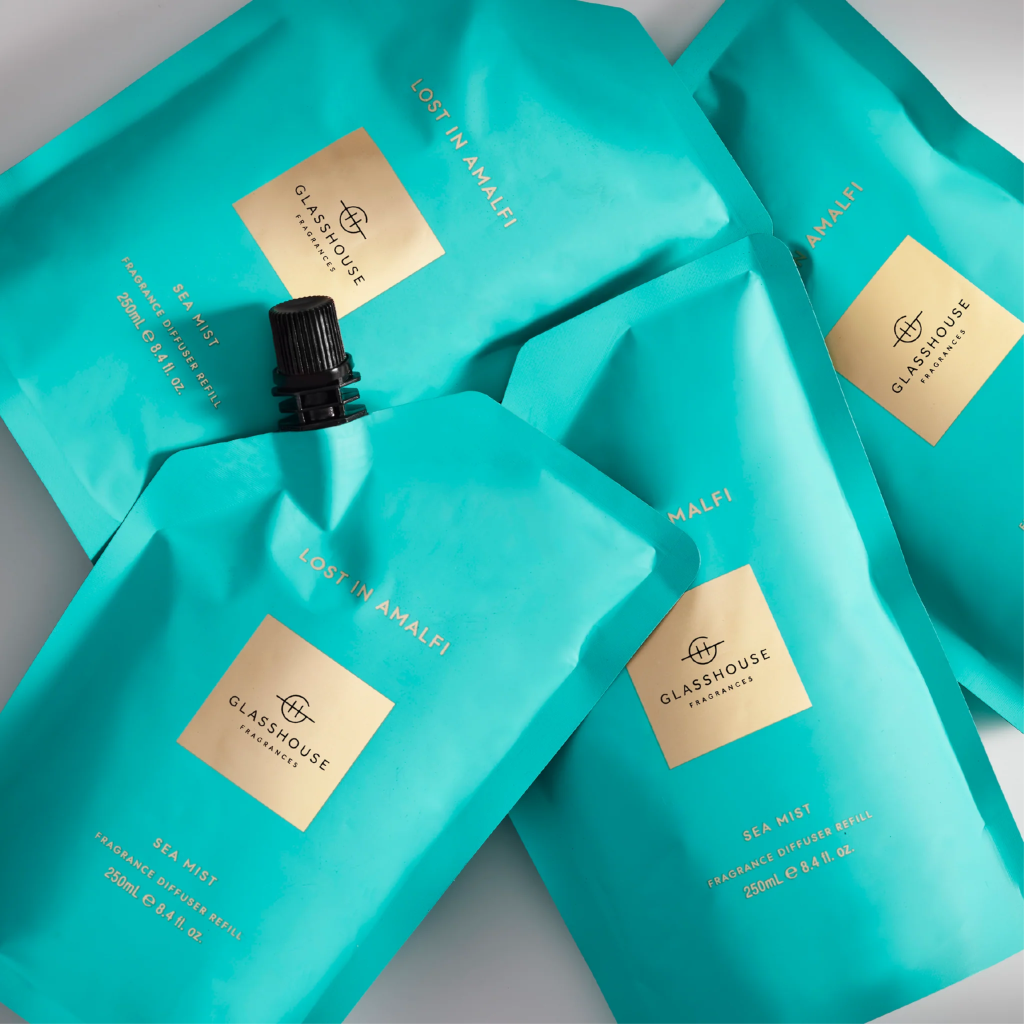 Glasshouse Fragrances LOST IN AMALFI 250mL FRAGRANCE DIFFUSER REFILL AU ...