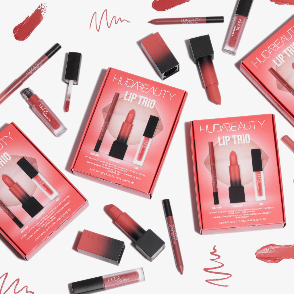 Huda Beauty Icon Lip Trio Set AU | Adore Beauty