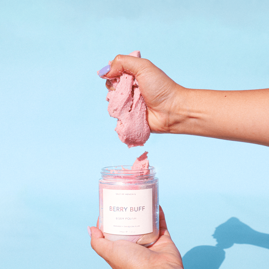 SALT BY HENDRIX Berry Buff Body Polish AU | Adore Beauty