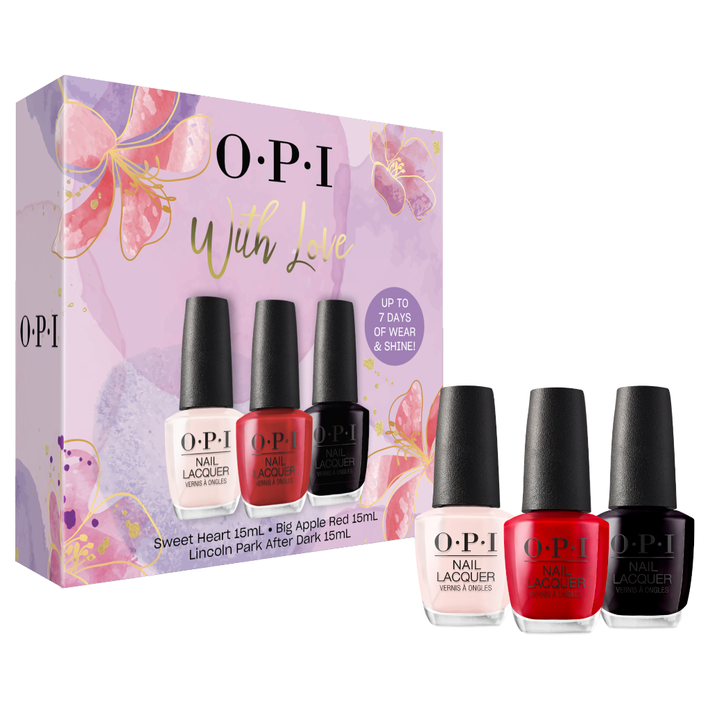 OPI With Love Nail Lacquer Trio Gift Set AU | Adore Beauty