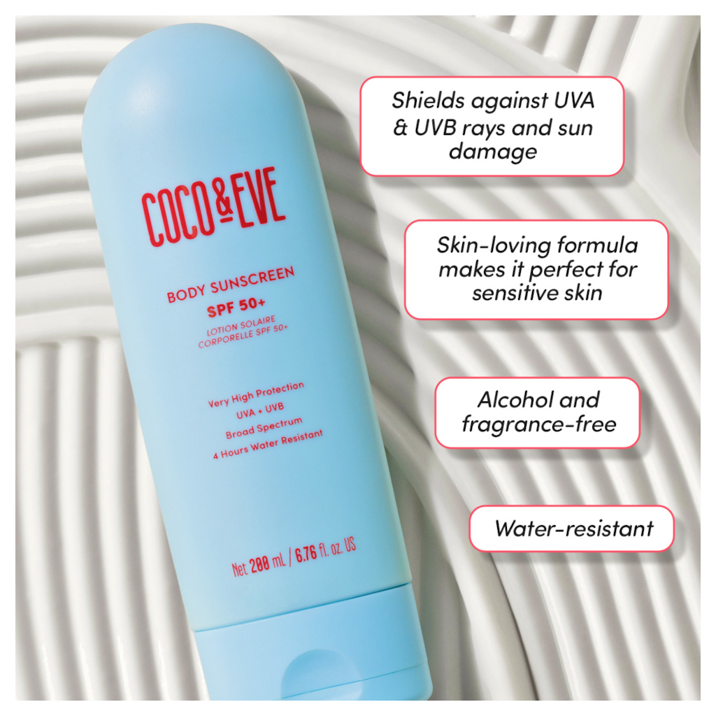 Coco & Eve Body Sunscreen SPF50+ AU | Adore Beauty