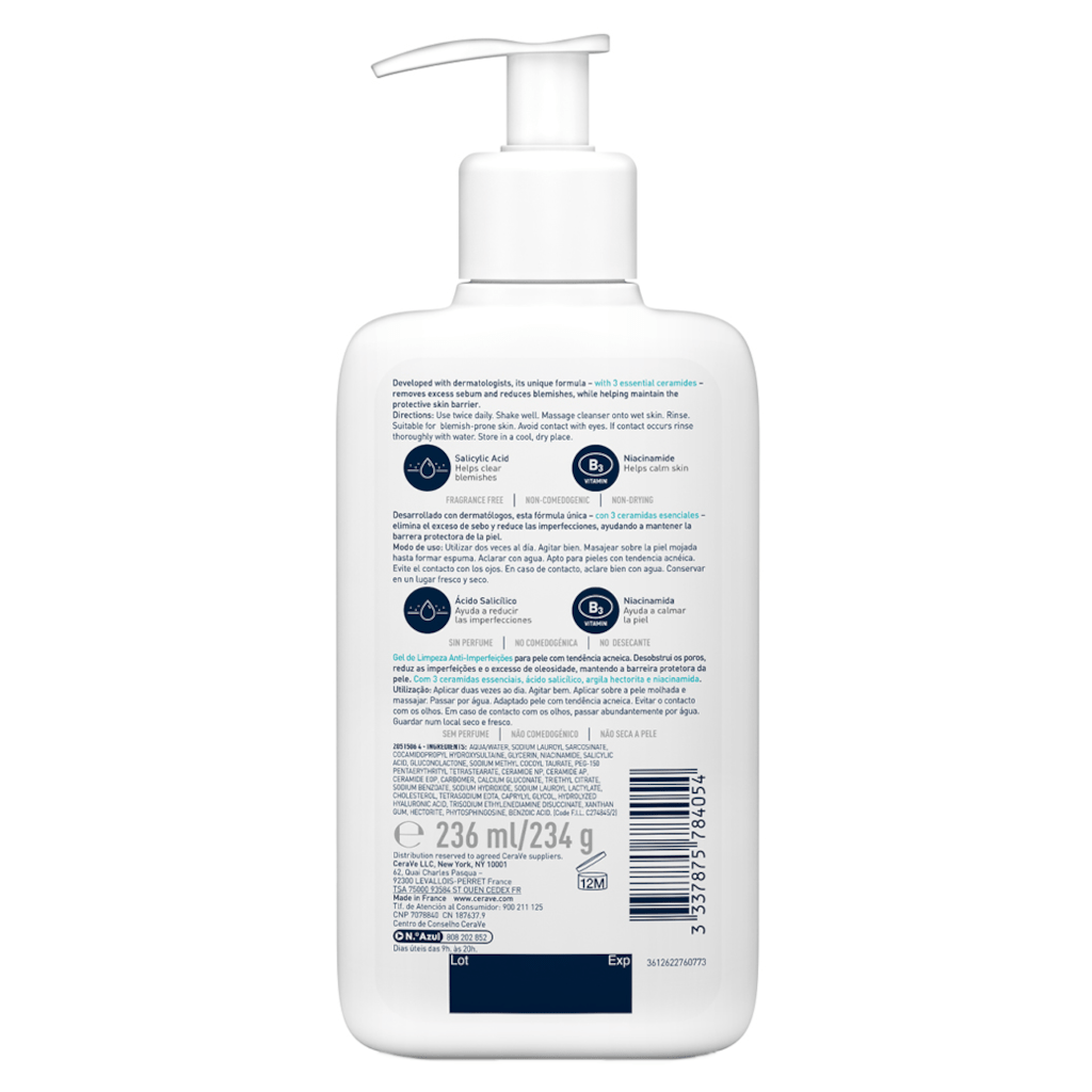 CeraVe Blemish Control Cleanser 236ml - CeraVe Blemish Cleanser - Adore ...