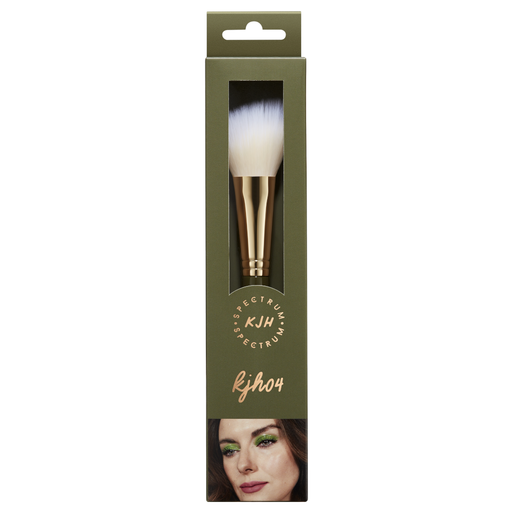 Spectrum KJH Number 4 Pro Duo Fibre Angled Foundation Brush AU | Adore Beauty