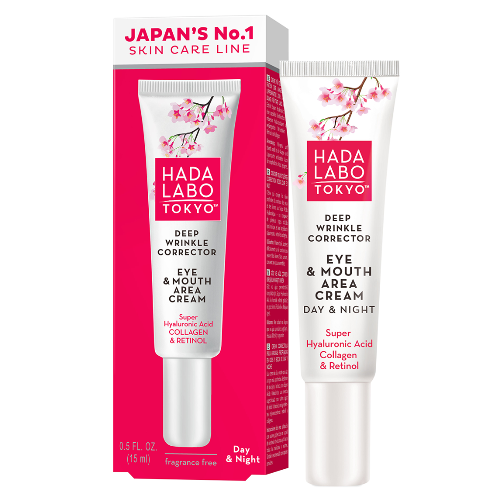 Hada Labo Deep Wrinkle Corrector Eye and Mouth Cream 15mL - Adore Beauty