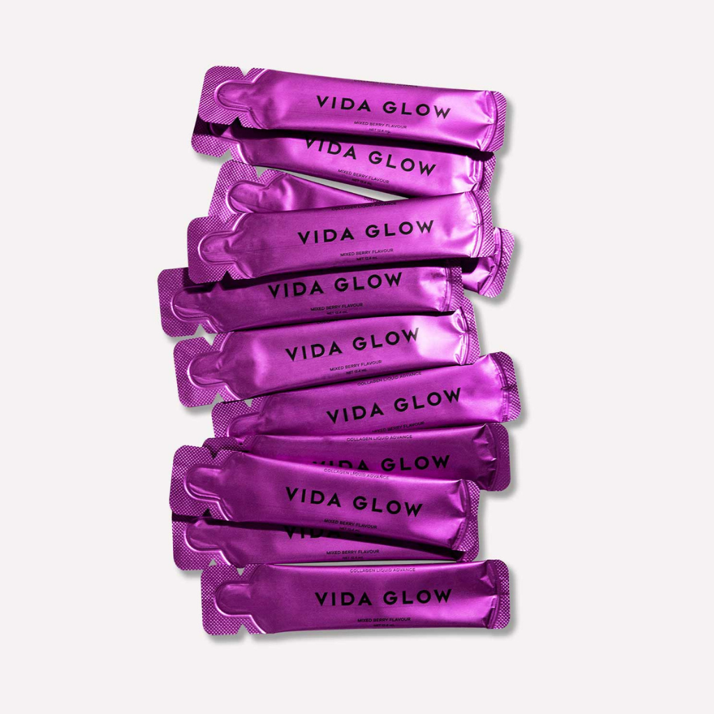 Vida Glow Collagen Liquid Advance - Natural Marine Collagen Supplement