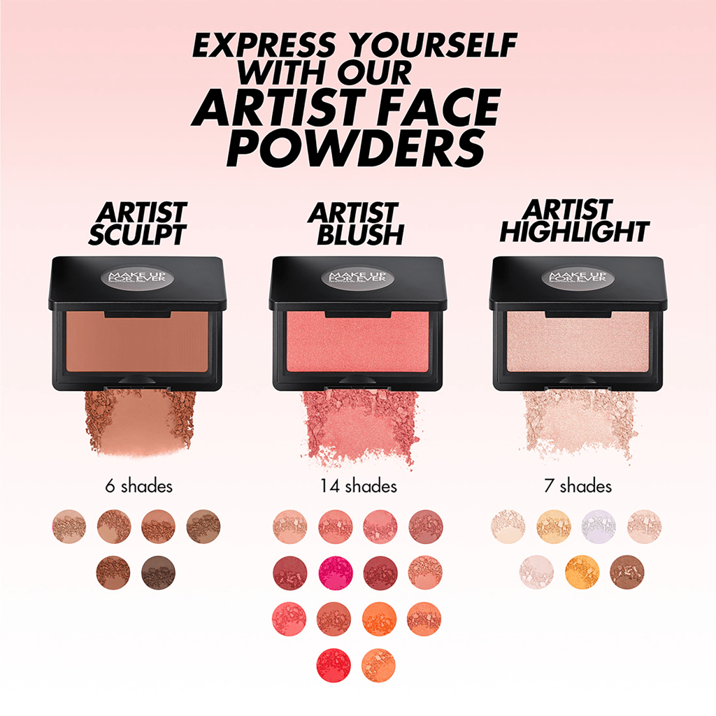 MAKE UP FOR EVER Artist Face Powder Highlight - Adore Beauty