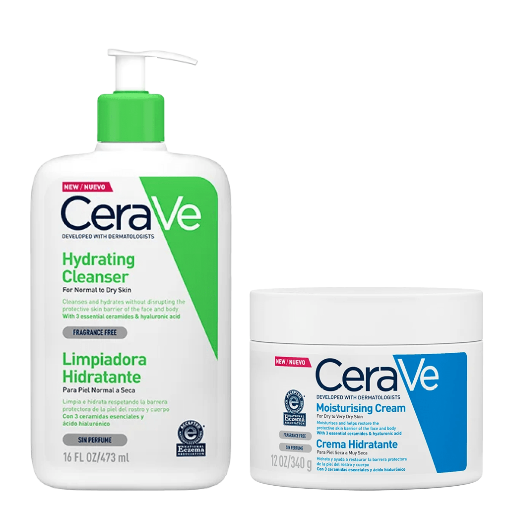 CeraVe Winter Skin Cleanse and Moisturise Duo Bundle AU | Adore Beauty