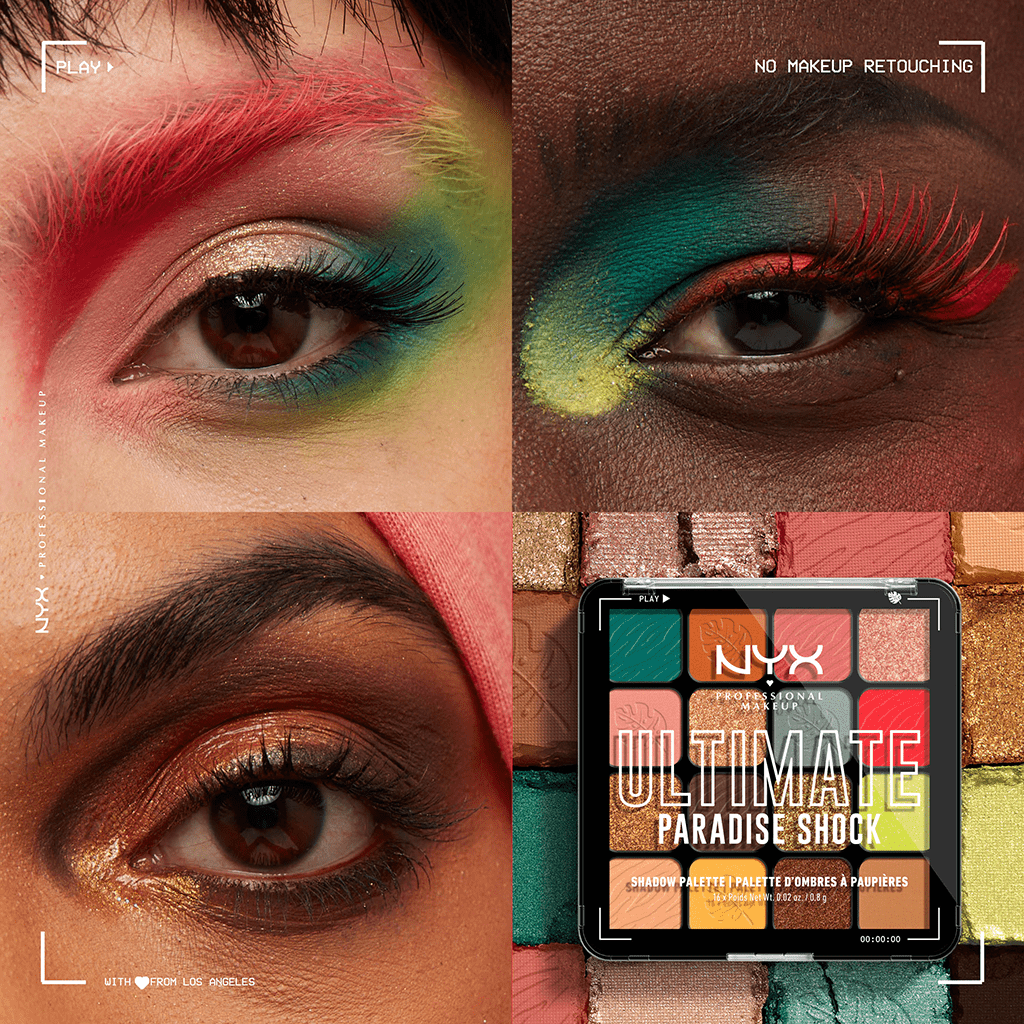 NYX Makeup Ultimate Shadow Palette Paradise Shock