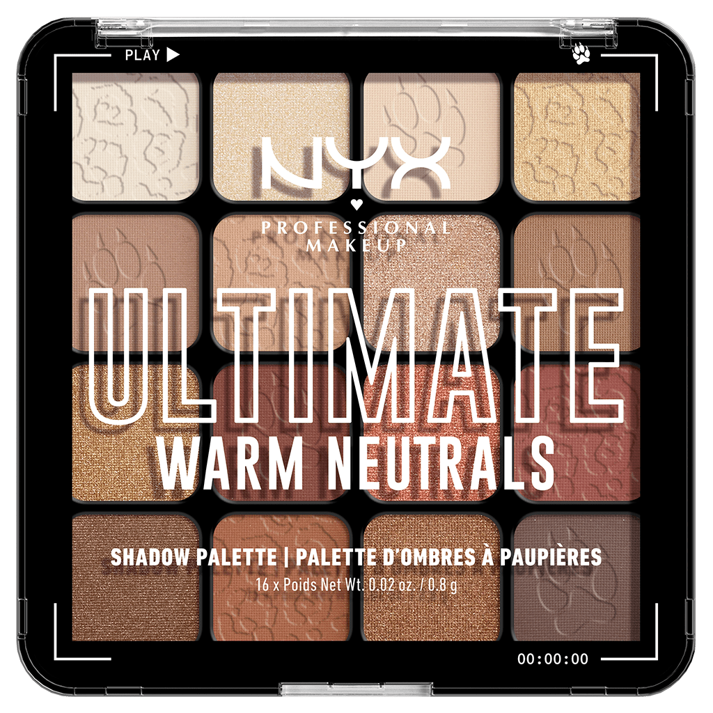 NYX Ultimate Shadow Palette Warm Neutrals - Adore Beauty