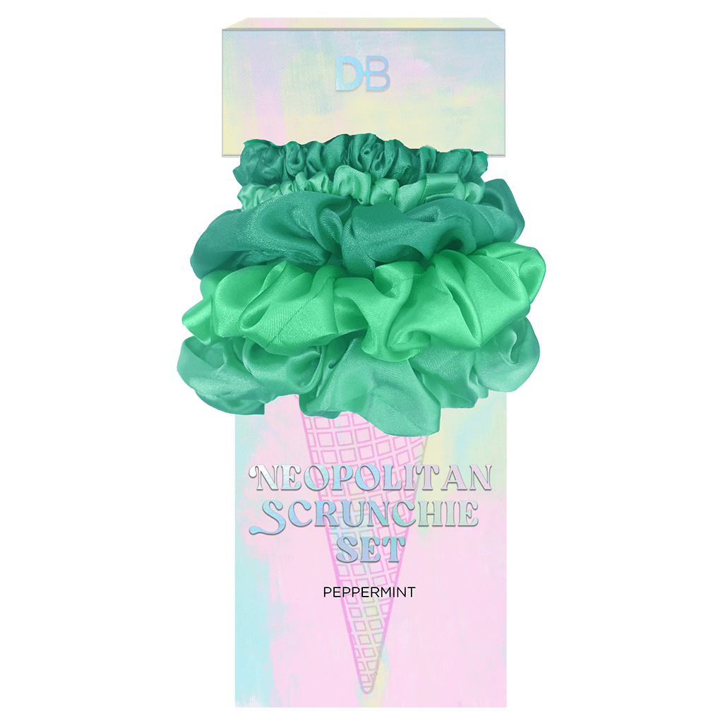 Designer Brands Neapolitan Scrunchie Set Peppermint AU | Adore Beauty