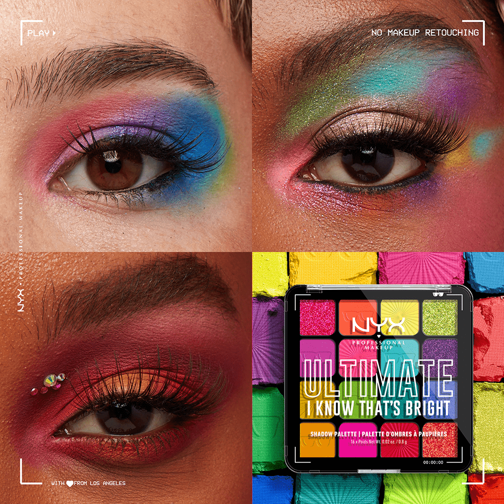 NYX Professional Makeup Ultimate Shadow Palette Brights