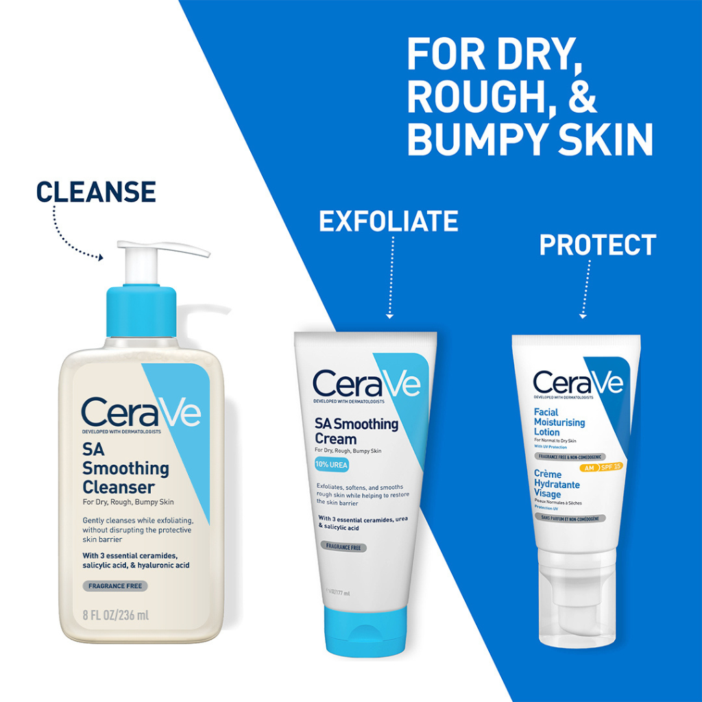 CeraVe SA Smoothing Cleanser 473ml - Shop Online - Adore Beauty