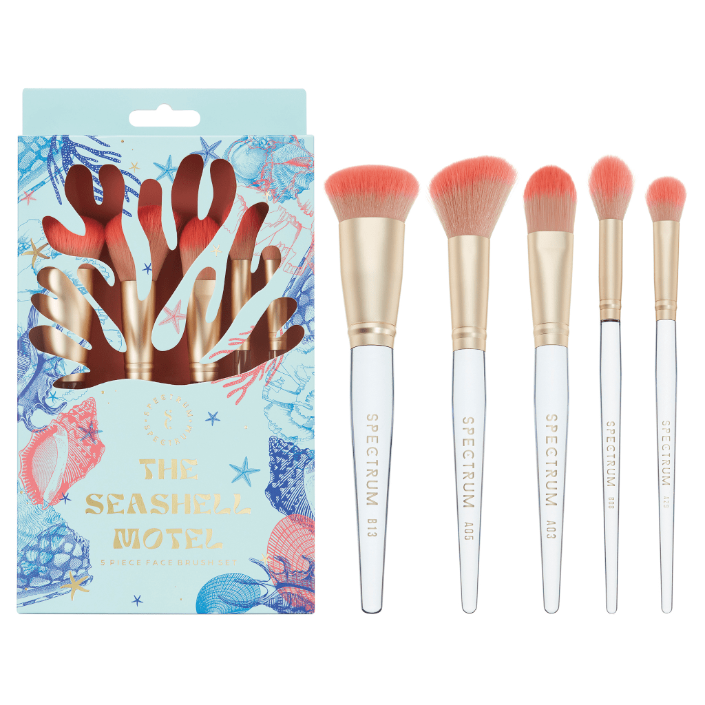 Spectrum Seashell Motel 5 Piece Face Set - Adore Beauty