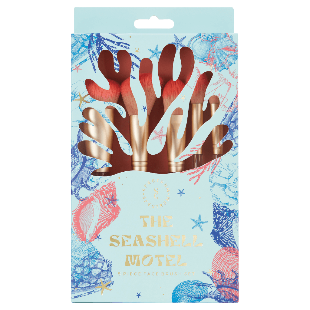 Spectrum Seashell Motel 5 Piece Face Set - Adore Beauty