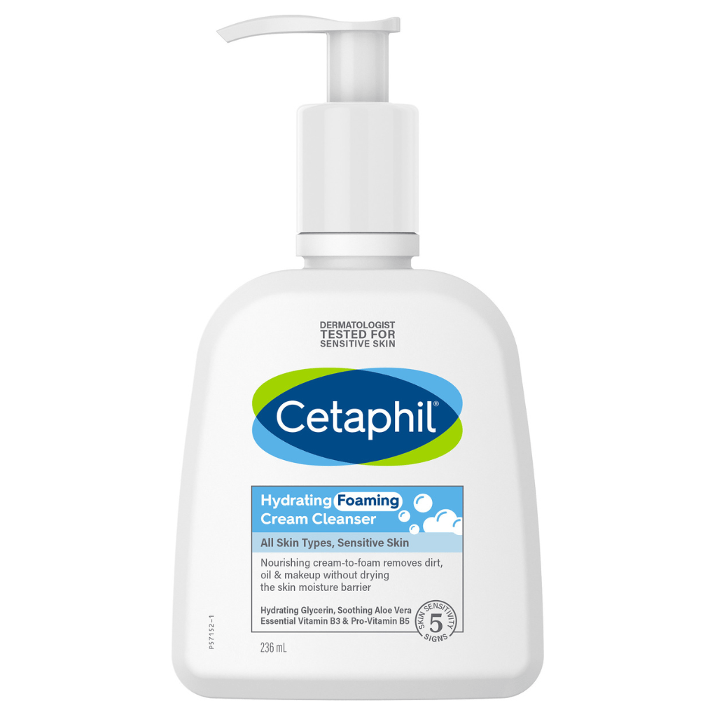 Cetaphil Hydrating Foaming Cream Cleanser - Shop Online