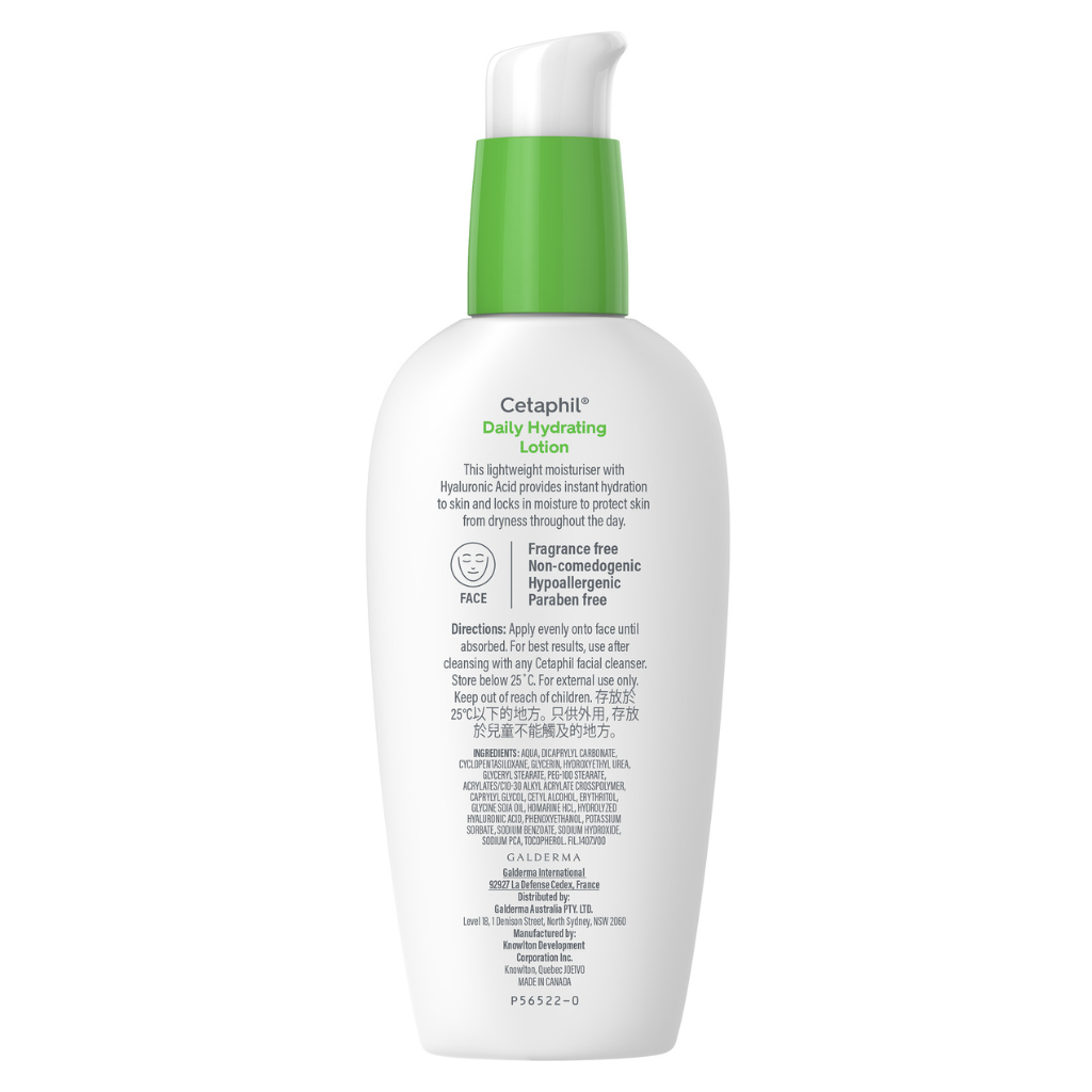 Cetaphil Daily Hydrating Lotion with Hyaluronic Acid 88ml