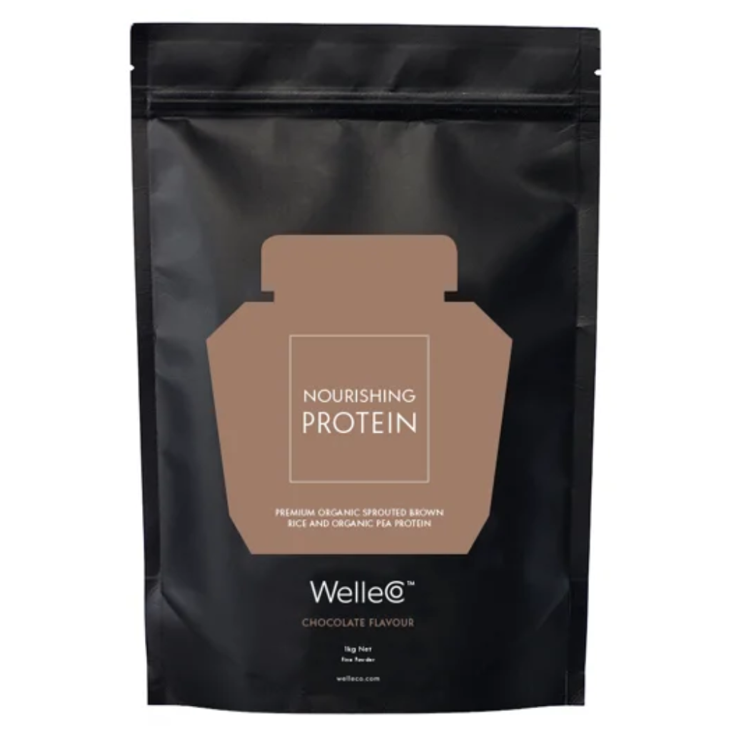 WelleCo Nourishing Plant Protein Refill 1kg Chocolate- AU