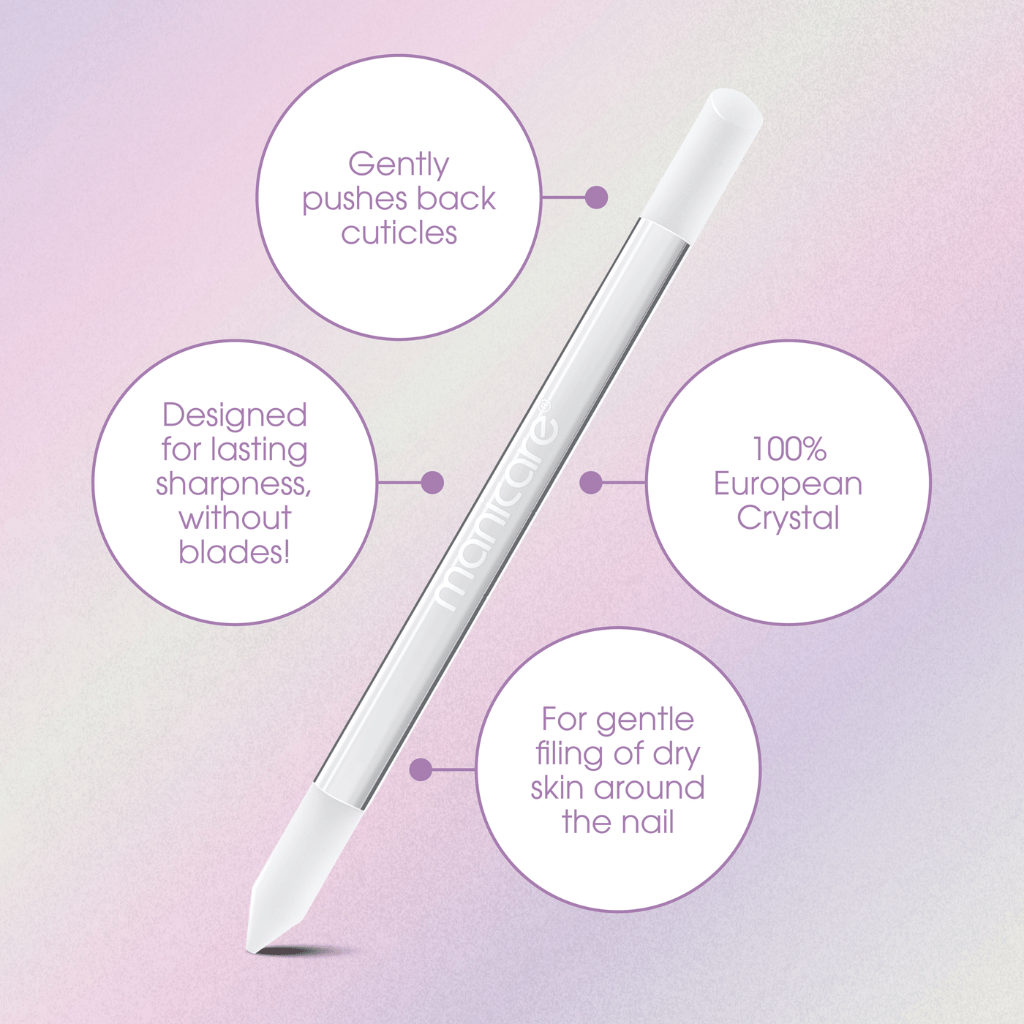 Manicare ManiPRO 2in1 Cuticle Pusher & File - Manical Crystal Cuticle ...