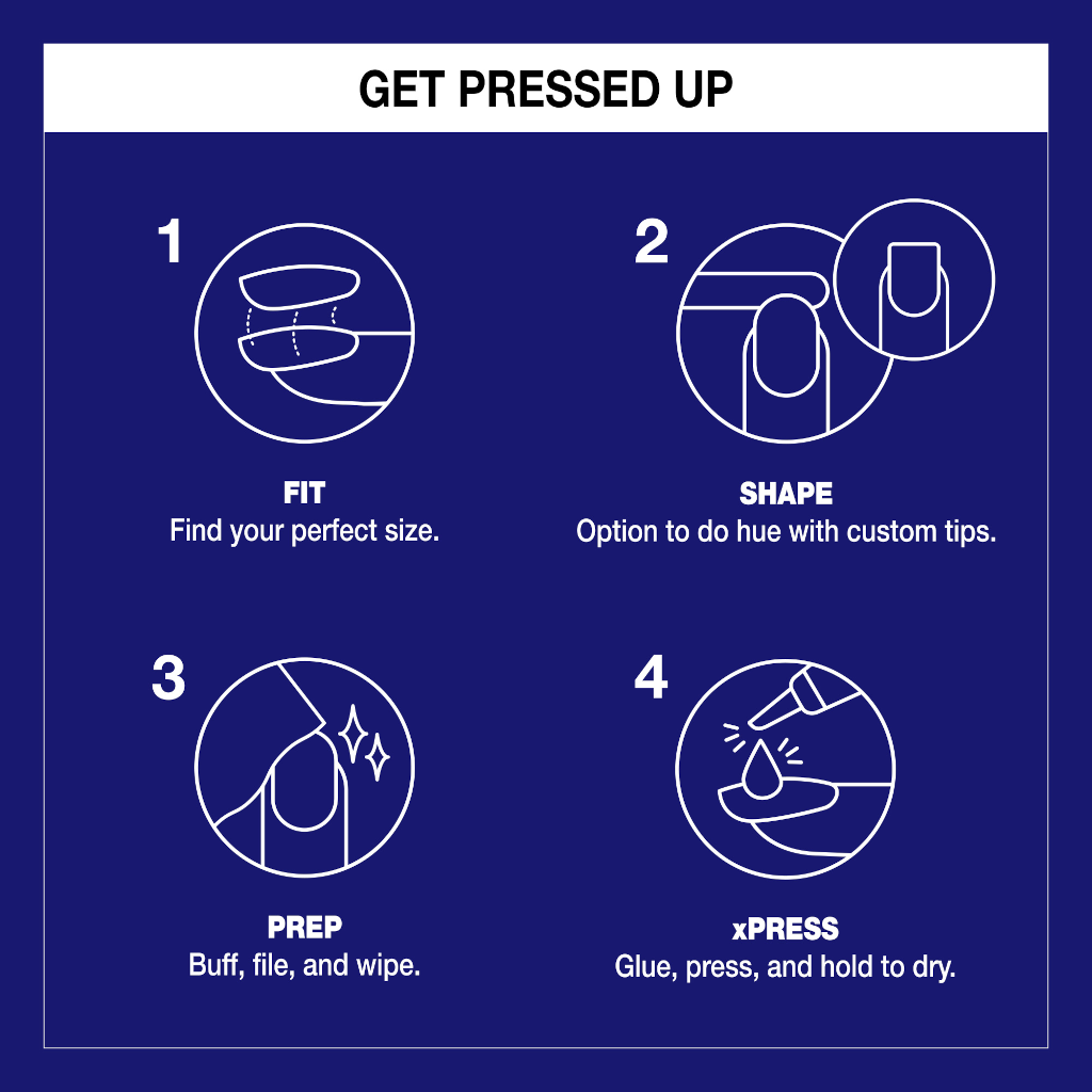 OPI xPRESSON Effects - Holographic & metallic press-on nails