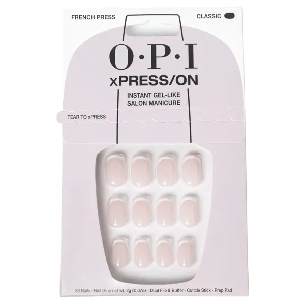 OPI xPRESS/ON Nail Art - Press-on French Mani & Nail Art