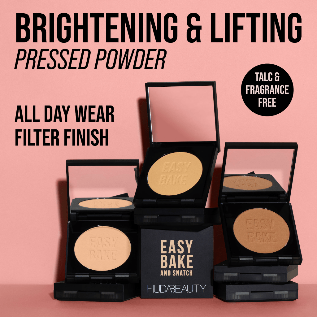 Huda Beauty Easy Bake and Snatch Pressed Powder