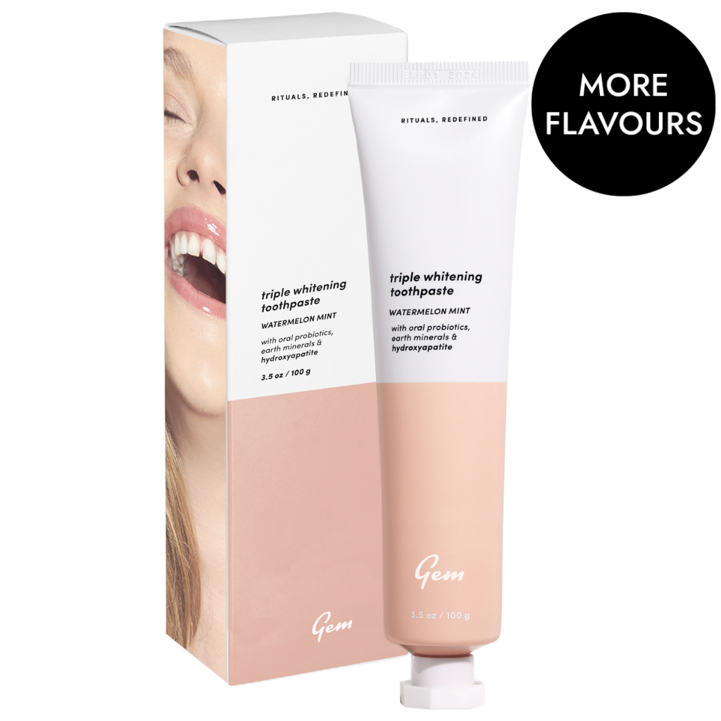 Gem Triple Whitening Toothpaste - Adore Beauty