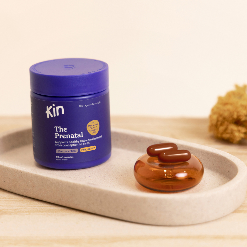 Kin The Prenatal Vitamin 60 capsules - NEW formula - Adore Beauty