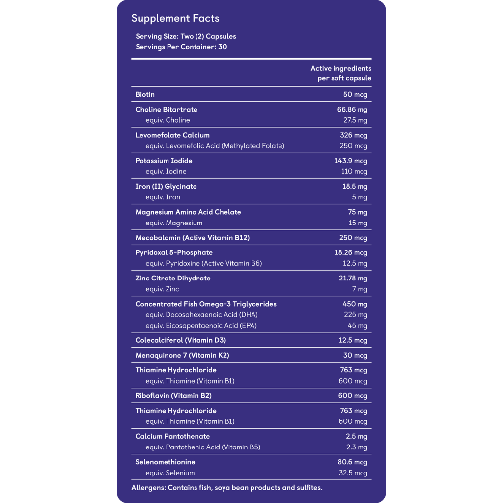 Kin The Prenatal Vitamin 60 capsules - NEW formula - Adore Beauty