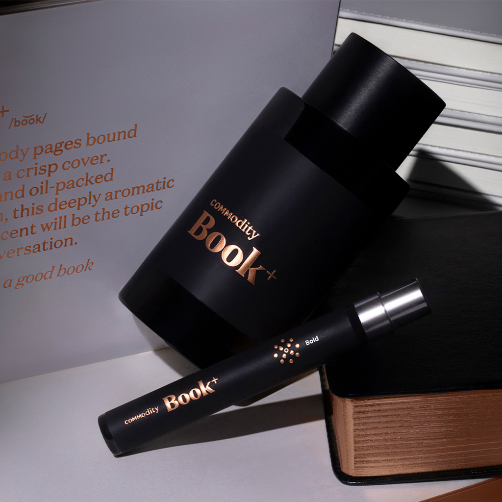 COMModity Book Bold+: Smoky Musk & Woody Statement